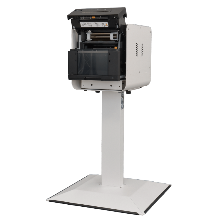 Cassette with stand for dye-sublimation printers